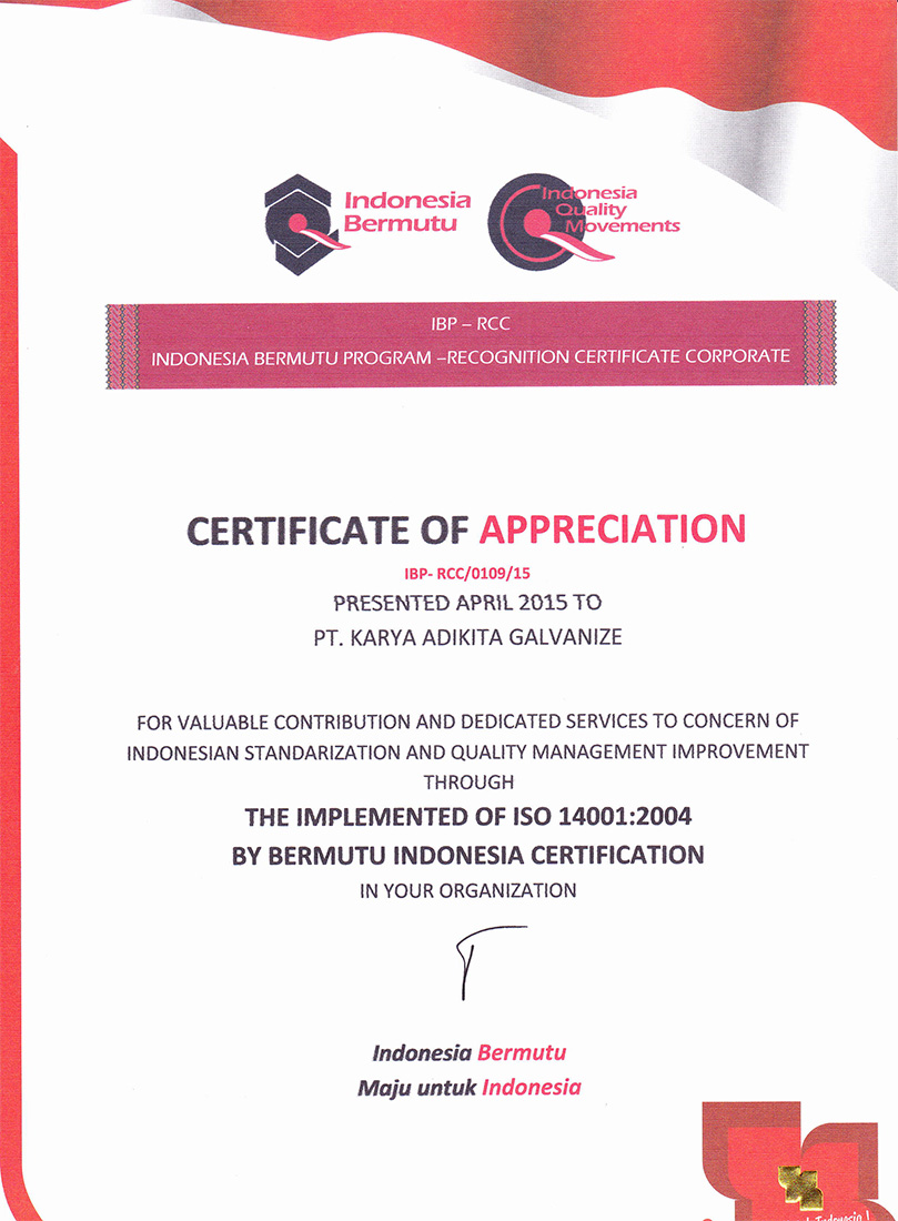 About - PT Karya Adikita Galvanize