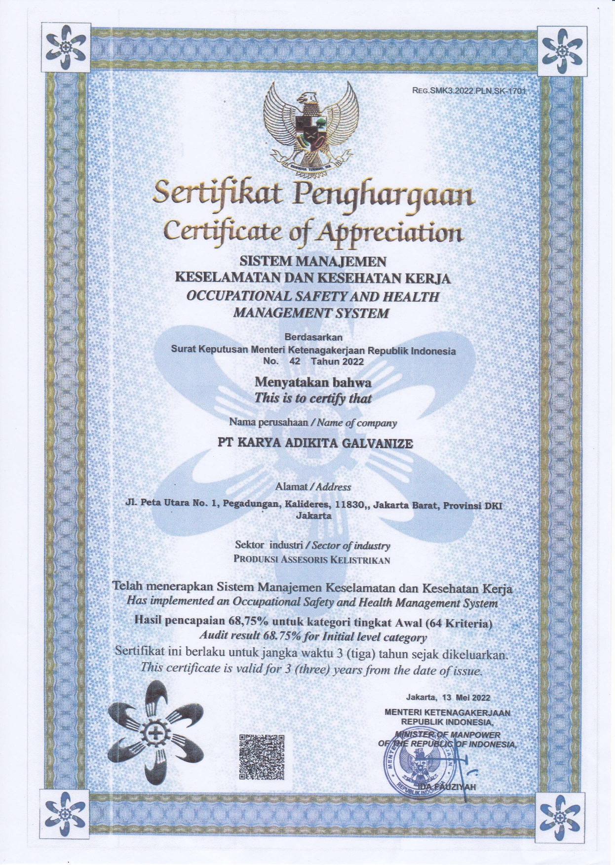 About - PT Karya Adikita Galvanize