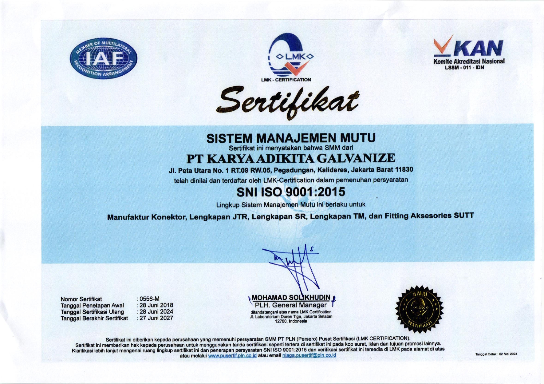 About - PT Karya Adikita Galvanize